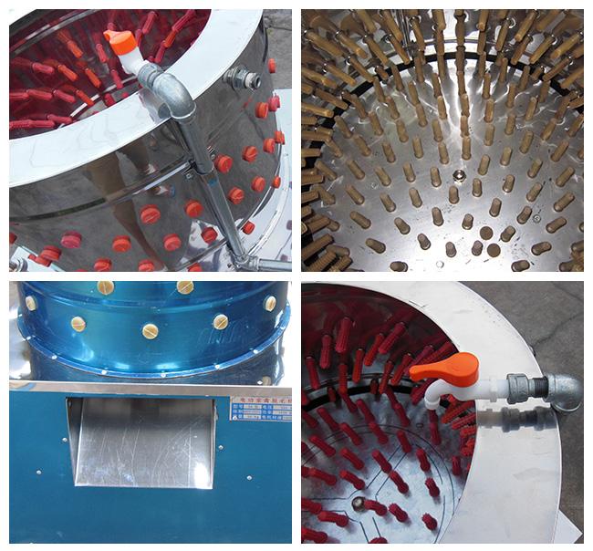 Metal Commercial Chicken Plucker / Chicken Feather Plucking Machine ...