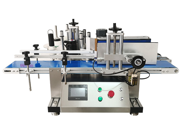 Round Shampoo Bottle Label Applicator Machine Low Noise Hot Coding Function