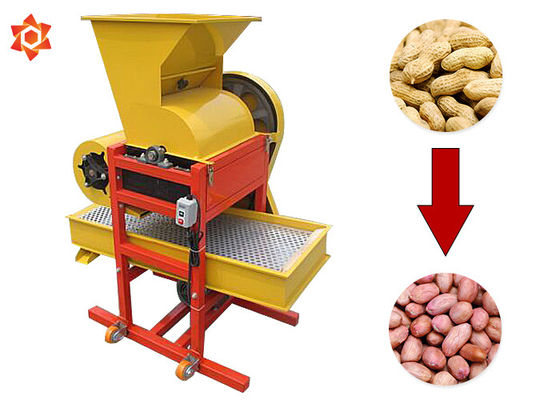 Type TK-500 Peanut Processing Machine Manual Groundnut Sheller Steel ...